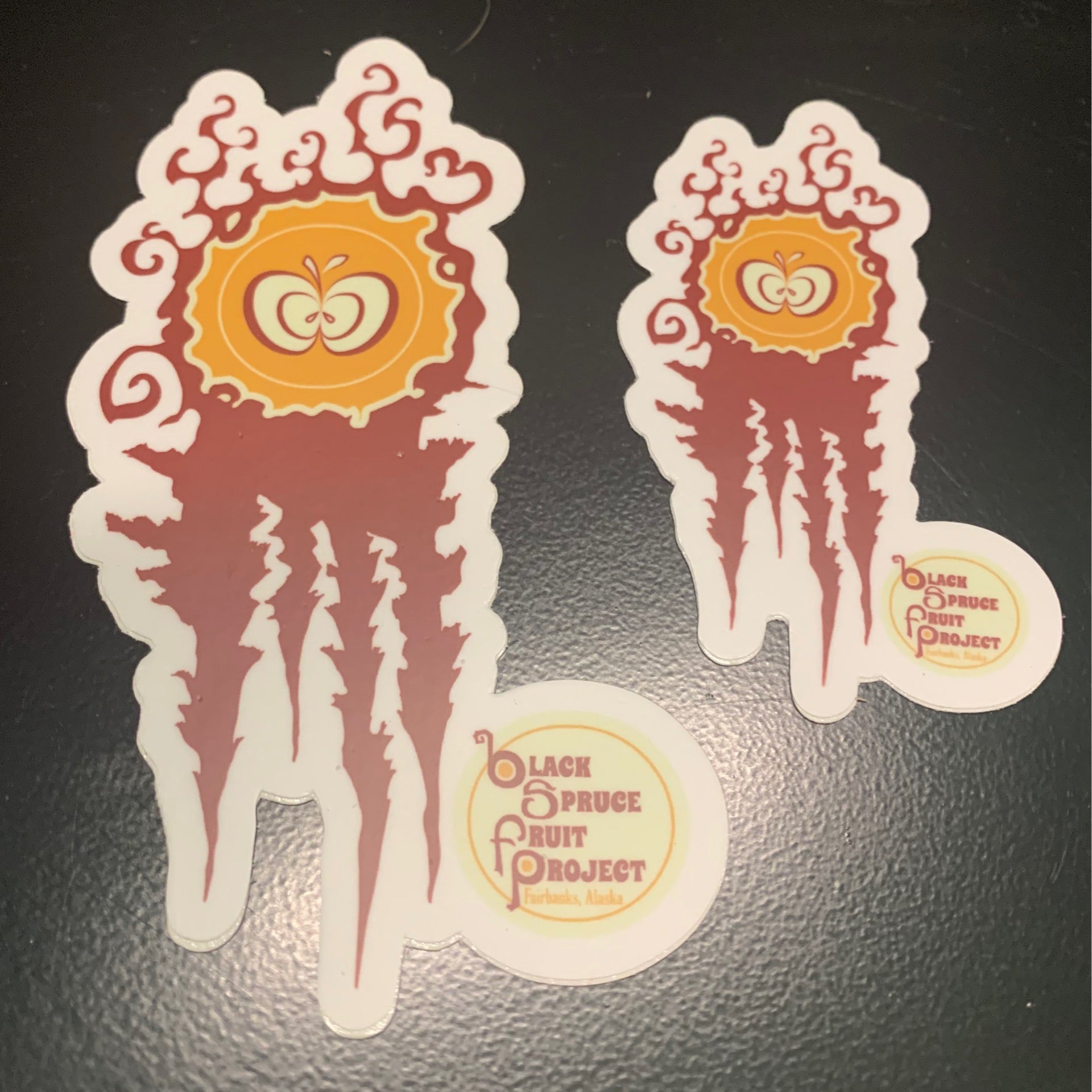 Large Cider Logo Sticker | Black Spruce Brewing Company Online Store